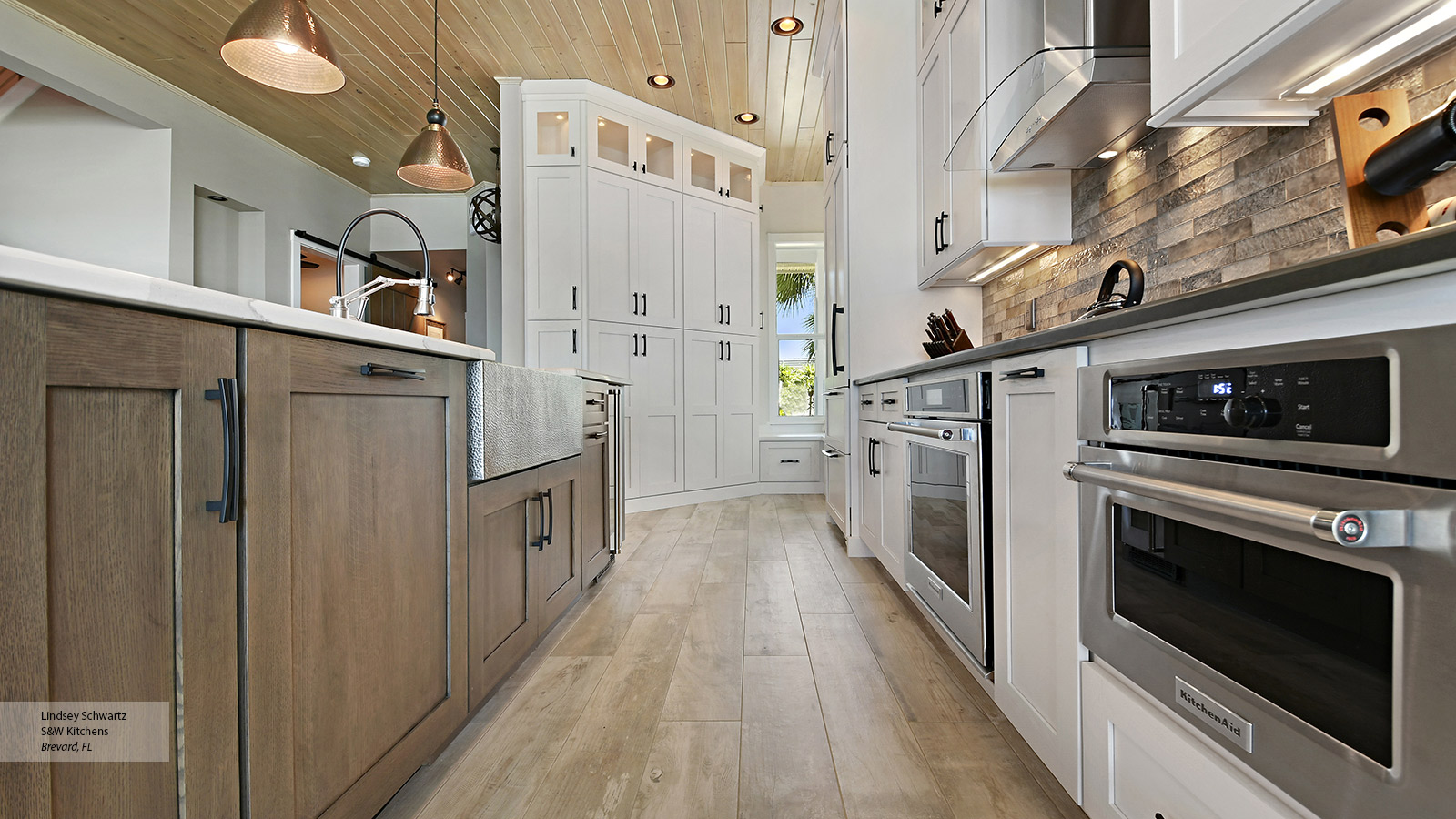 Painted Oak Kitchen Cabinets - Omega Cabinetry